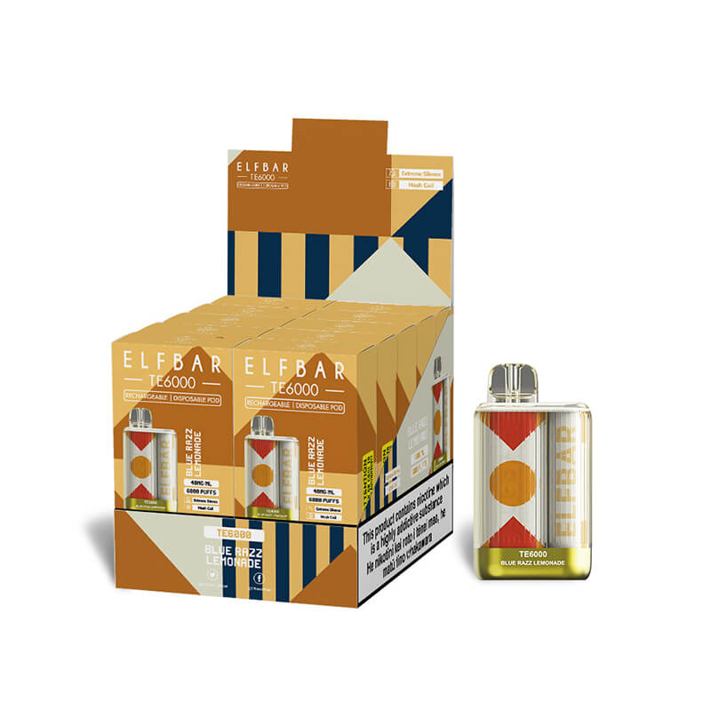 ELFBAR TE6000 - Blue Razz Lemonade | ELF Bar Vape Shop