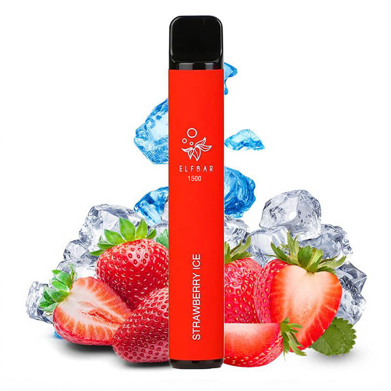 ELF BAR 1500 Einweg-E-Zigaretten | Strawberry Ice - 13€