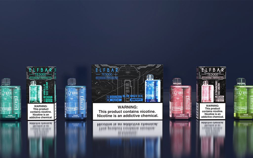 Vanilla Ice Cream - ELF BAR TE5000 Puffs | ELF Bar Vape Shop